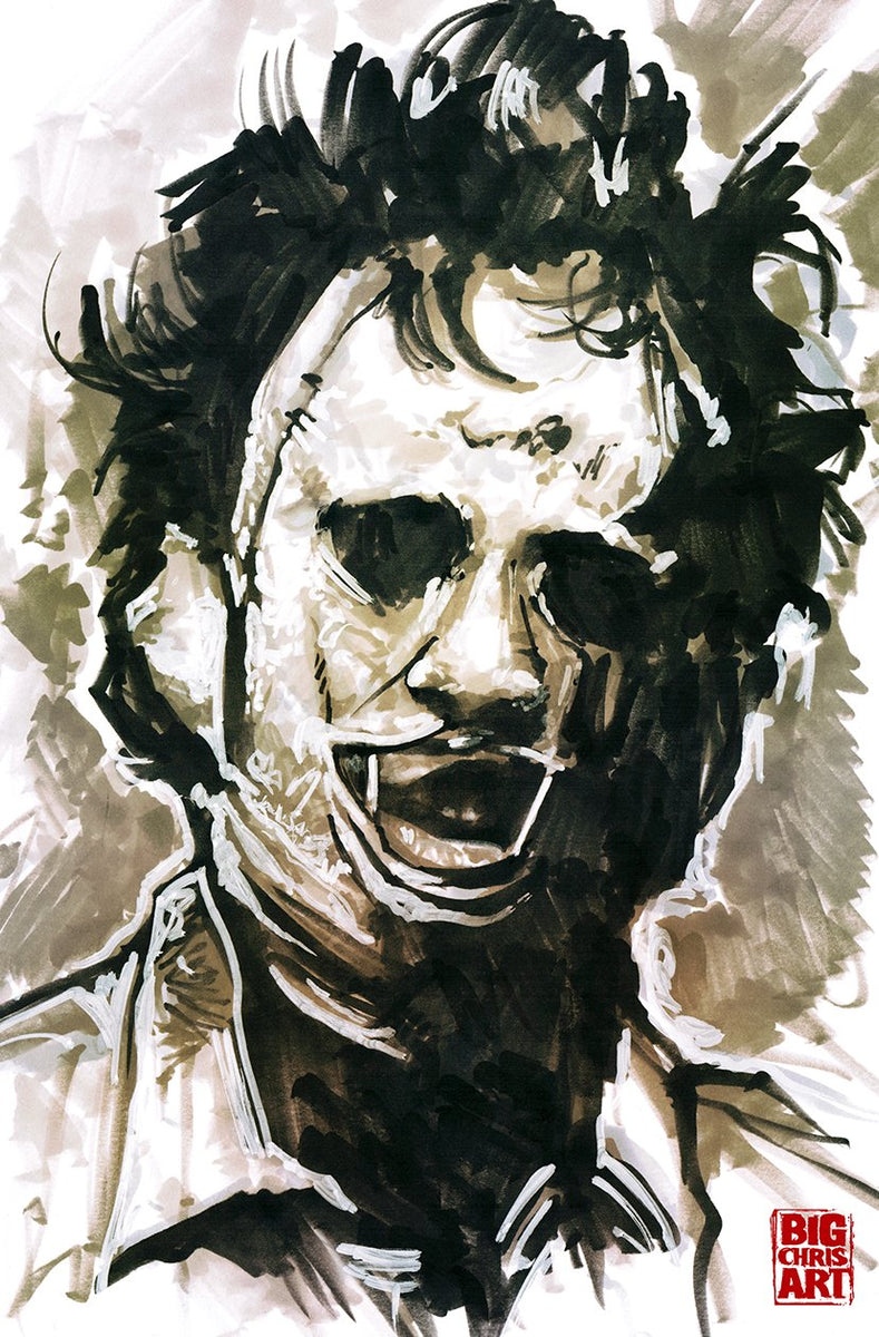 Leatherface Art | Leatherface Merch – Big Chris Art